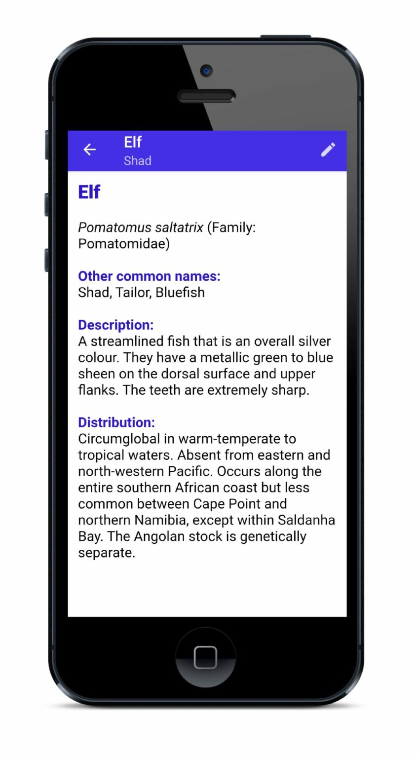 APP – Marine Fish Guide for Southern Africa – SAAMBR